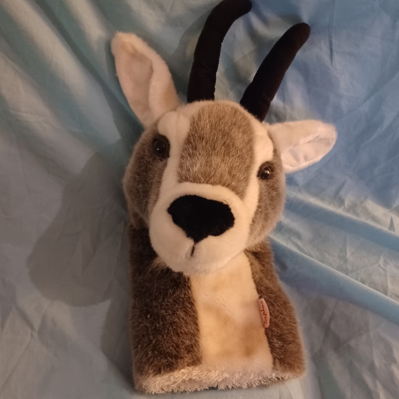 Vintage | Toys | Goat Realistic Plush Puppet Stuffed Animal Toy Dente ...